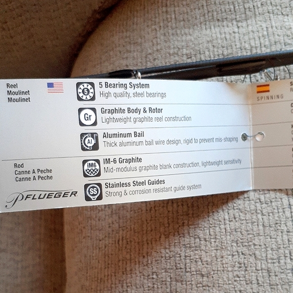Pflueger | Other | New Pflueger Monarch Ultra Light Rod And Spinning ...